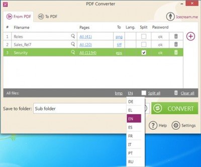 Icecream PDF Converter: Free PDF conversion software for PC