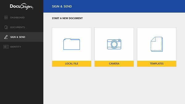DocuSign lets you sign documents electronically on Windows PC