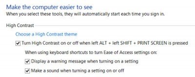 How to enable or disable High Contrast Mode in Windows 11/10