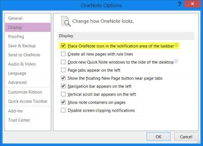 Disable or Remove Send To OneNote in Windows PC