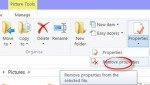 Remove Properties and Personal information from files, photos