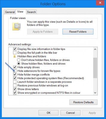How to show File Extensions in Windows 11