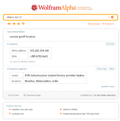 How to use Wolfram Alpha knowledge engine