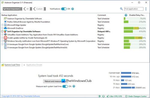 Autorun Organizer & Startup Manager for Windows PC