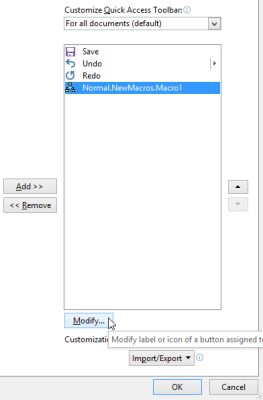 Record a Macro: Create Shortcut Button for Multiple Formats Word, Excel