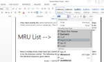 How to hide Most Recently Used Fonts list in Word