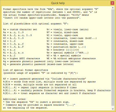 Password Tech: Create cryptographically secure passwords