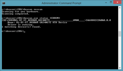 Manage Windows Drivers using DevCon command line tool