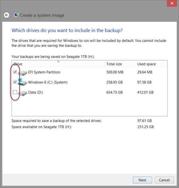 How to Create or Restore System Image in Windows 11/10