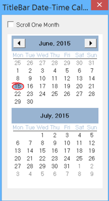 Add date and time to program window with Titlebar Date-Time