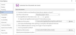 How to recover Recent Unsaved Word Document File version