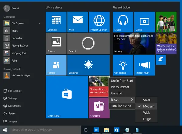 Windows 10 Start Menu Features, Tips and Tricks Windows 10 Start Menu Features, Tips and Tricks
