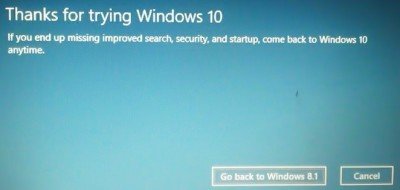 How to Roll back or Go back from Windows 11 to Windows 10