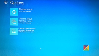 How to change default operating system; Change Boot defaults