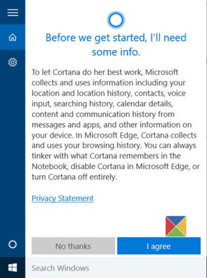 Enable and set up Cortana in Windows 11/10