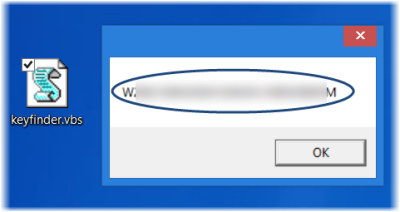 How to find Windows Product Key using VB Script in Windows 11