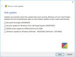 Stop unwanted Windows Update with Show or Hide Updates Tool