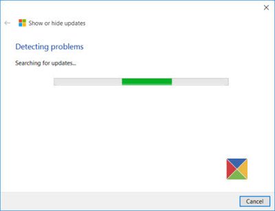 Stop unwanted Windows Update with Show or Hide Updates Tool