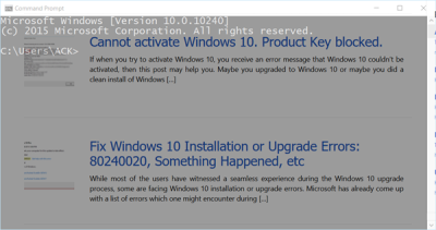 How to make Command Prompt Transparent in Windows 11
