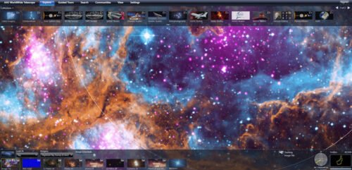 Explore Space with WorldWide Telescope from Microsoft Research