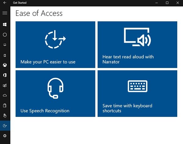 Get Started app of Windows 10 - Learn Windows 10