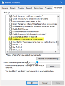 How to Turn Off or Disable SmartScreen Filter in Windows 11/10