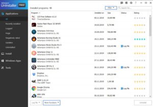 Ashampoo Uninstaller Free will completely uninstall programs