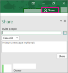 Share Excel workbook with multiple users across the web
