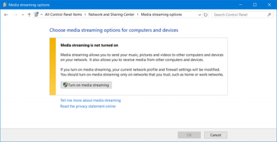 How to enable DLNA streaming server on Windows 11/10
