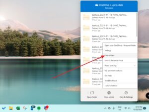 Recover deleted OneDrive files in Windows 11/10
