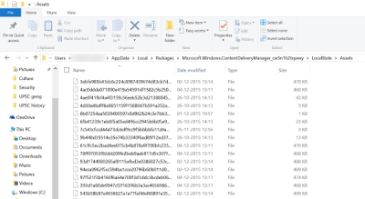 How to find Spotlight Lock Screen images in Windows 11