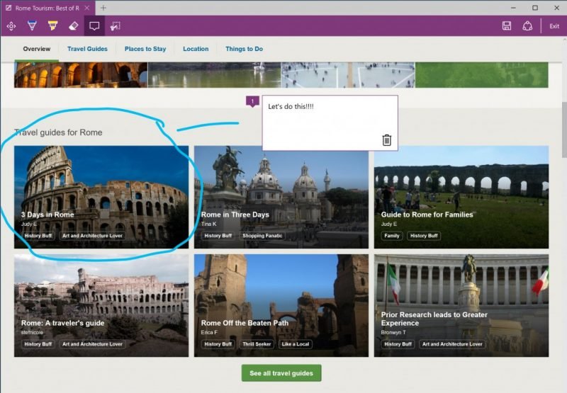 How to plan your Trip on a Microsoft Surface Device