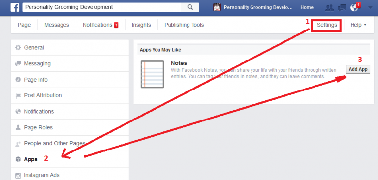 Facebook Notes for Pages and for individual users