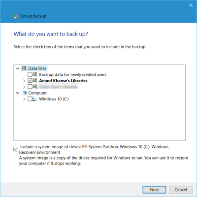 How to use Windows Backup and Restore Tool in Windows 11/10