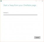 Send your content to Sway, with Send to Sway add-in for OneNote