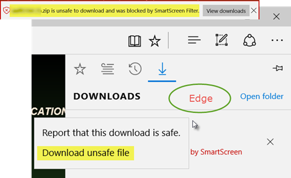 How to bypass SmartScreen filter and download files in Internet Explorer How to bypass SmartScreen filter and download files in Internet Explorer