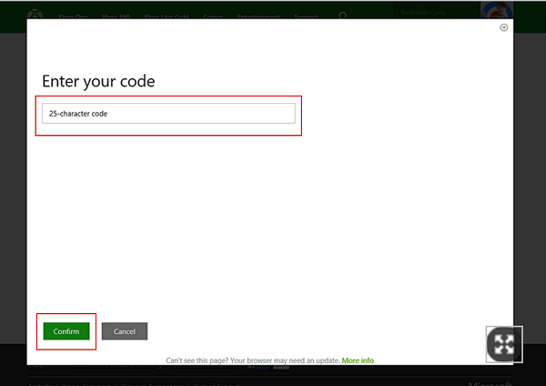 How to redeem Prepaid Gift Card or Code to make Xbox Purchases