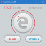 Block Edge in Windows 10 with Edge Blocker
