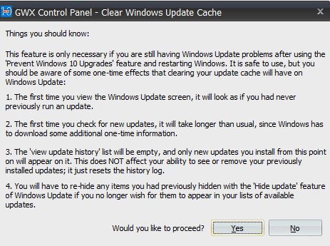 GWX Control Panel: Disable automatic Windows 10 Upgrade