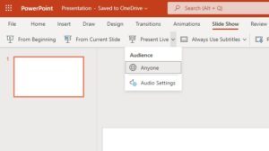 PowerPoint Broadcast Slide Show: Give presentations over internet