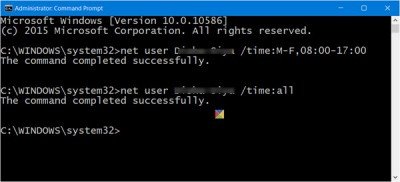 Restrict or set Time Limit for User Account in Windows 11