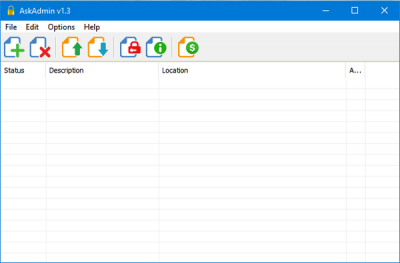 Block programs from running in Windows 11/10 using AskAdmin