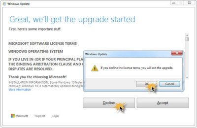 Stop Windows from upgrading your computer automatically