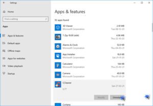 How to uninstall a Program in Windows 11