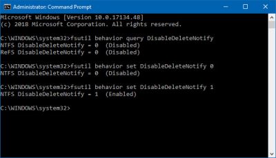 How to check, disable, enable TRIM support in Windows 11/10