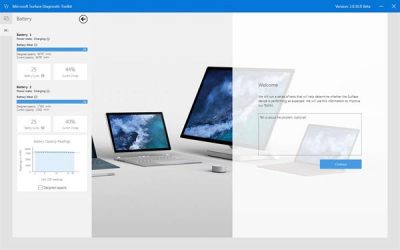 Microsoft Surface Diagnostic Toolkit runs Hardware Diagnostics