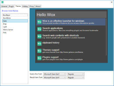 Wox is a Search Tool and Application Launcher for Windows PC