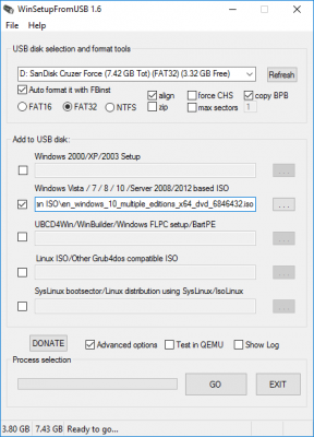 Install multiple version of Windows from a single USB flash drive
