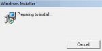 Windows Installer keeps popping up or starting, Preparing to install