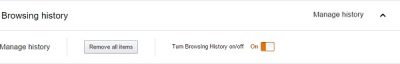 How to view, manage, clear Amazon Browsing History